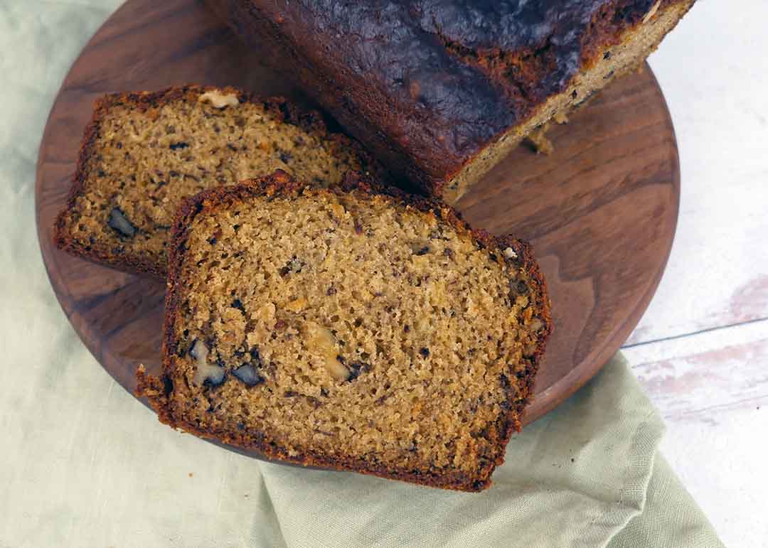Vegan Sourdough Banana Bread - Roaring Spork